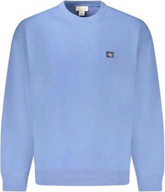 Calvin Klein Homme, Sweatshirts et sweats &agrave; capuche, Bleu, Taille: XL Pull Homme en Coton Bleu