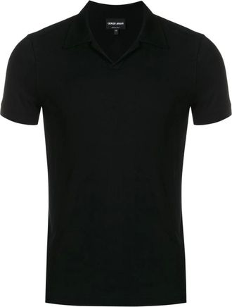 Giorgio Armani Homme, Tops, Noir, Taille: S Polo Noir Slim Fit