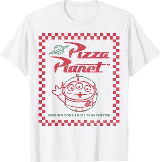 Disney Pixar Toy Story Alien Pizza Planet Box Art T-Shirt