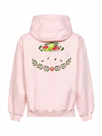 Casablanca Mens Hoodie Pink Cotton Organic Sweatshirts Sweater