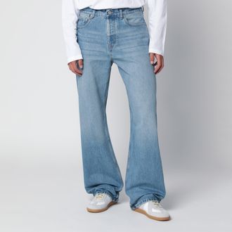 Jacquemus Gerade geschnittene Jeans in blauem de-N&icirc;mes-Denim