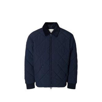 Selected Veste droite col classique matelass&eacute;e