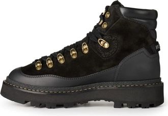 Moncler Femme, Chaussures, Noir, Taille: 37 EU Peka Trek Bottes de Randonn&eacute;e &agrave; Lacets