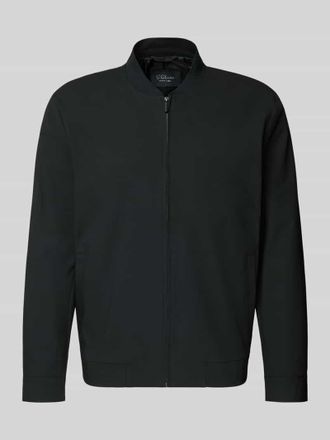 s.Oliver Black Label Regular Fit Blouson mit Viskose-Anteil