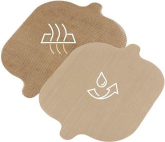 Gourmetmaxx Dauerbackfolie 2-in-1 f&uuml;r Hei&szlig;luftfritteusen - als Dauerbackpapier nutzbar | zuschneidbare Dauerbackmatte mit Laschen | sp&uuml;lmaschinenfest |auch f&uuml;r Un