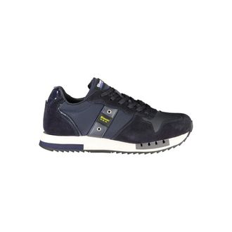 Blauer Homme, Chaussures, Bleu, Taille: 45 EU Baskets de sport bleues lacets contrastants