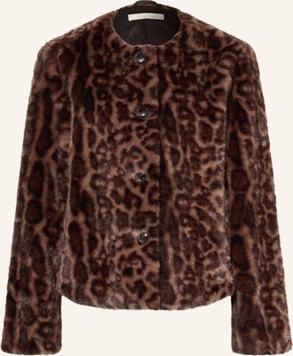 Lilienfels Lilienfels Kunstfell-Jacke Leo braun