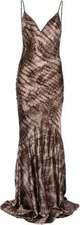 Elisabetta Franchi Femme, Robes, Brun, Taille: 36 FR Red Carpet Dress