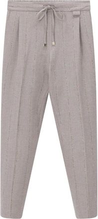 Fabiana Filippi Femme, Pantalons, Gris, Taille: 38 FR Pantalon Droit