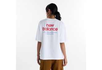New Balance T-Shirt INTELLIGENT RELAXED T-SHIRT f&uuml;r Erwachsene, sportlicher Stil, l&auml;ssiger Look, aus Baumwolle