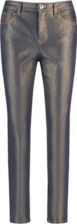 Taifun Femme, Pantalons, Bleu, Taille: 40 FR Hose Jeans verk&uuml;rzt