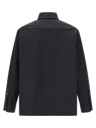 Valentino Garavani Mens Blue Polyester Full-Length Jacket Clothing