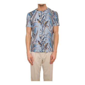 Etro Roma T-Shirt - - Tops - Herren - Mehrfarbig - L