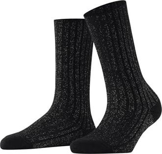 Falke Cosy Wool Boot W So Laine Viscose Cachemire Unies Chaussettes, Noir Black 3000 Special Edition, 39-40 Femme