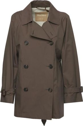 Max Mara Femme, Manteaux, Brun, Taille: 38 FR Trench Manteaux