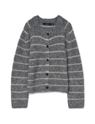 Vero Moda Vmawesome Shine Ls O-NCK Stripe Card Boo