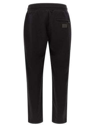 Dolce & Gabbana Cotton Jersey Joggers - Black