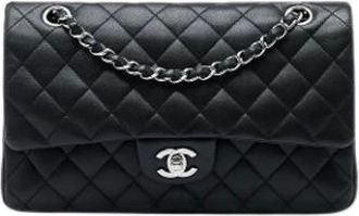 Chanel Sac bandouli&egrave;re classique double rabat Pre-owned - Femme - Pre-owned - Noir - Taille: ONE Size