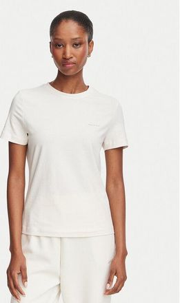Guess T-Shirt V6RI07 J1314 Creme Regular Fit