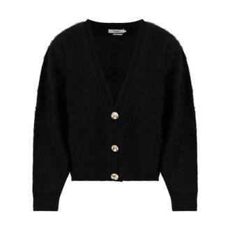 Notshy Femme, Pulls, Noir, Taille: 40 FR Lee Cashmere Cardigan