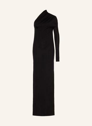 ARMARIUM Armarium One-Shoulder-Kleid Marcella Mit Merinowolle schwarz