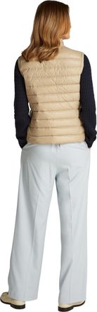 Tommy Hilfiger Damen Weste mit Mock-Kragen, Beige (Sandalwood), 3XL