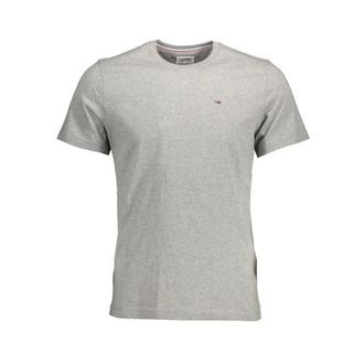 Tommy Hilfiger Homme, Tops, Gris, Taille: XS T-shirt Homme en Coton Marron