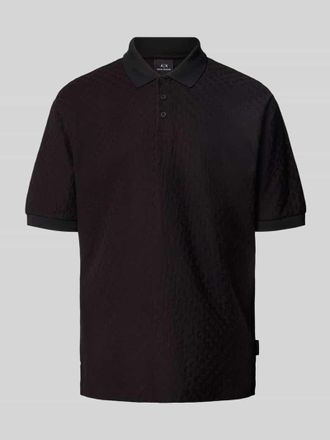 A|X Armani Exchange Regular Fit Poloshirt mit Knopfleiste