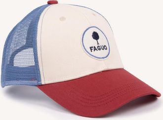 Faguo Casquette rouge et bleu marine - TRUCKER CAP