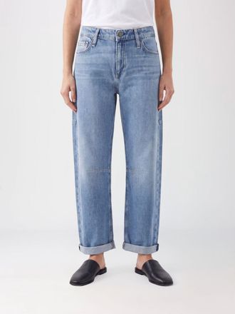 Rag & Bone Straight-Jeans The Stevie mit mittlerer Leibh&ouml;he und Umschlag