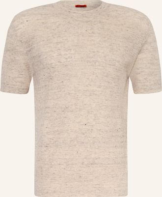 Barena Barena Venezia Strickshirt Tuga Mit Leinen weiss