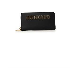 Love Moschino Femme, Accessoires, Noir, Taille: ONE Size Grand portefeuille avec plusieurs compartiments