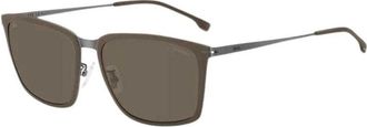 HUGO BOSS 1465 F S R80 Sonnenbrille f&uuml;r Herren (Dunkles Ruthenium)