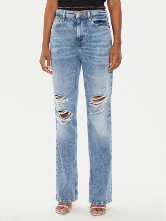 Guess Jeans W4YA33 D4WBH Blau Straight Leg