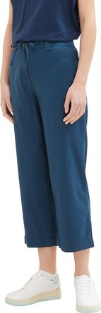 Tom Tailor Damen Cropped Culotte Stoffhose
