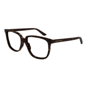 Bottega Veneta unisex, Accessoires, Brun, Taille: 56 MM Lunettes de vue carr&eacute;es