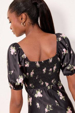 Lipsy Unterkleid Lipsy Bias Slip-Kleid mit kurzen &Auml;rmeln (1-tlg)