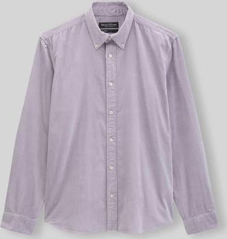 Marc O'Polo Regular Fit Freizeithemd aus Baumwolle mit Cordstruktur