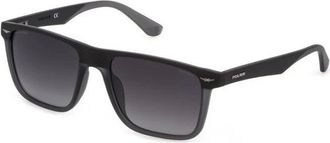 Police Homme, Accessoires, Gris, Taille: 57 MM Sple02 968P Lunettes de soleil