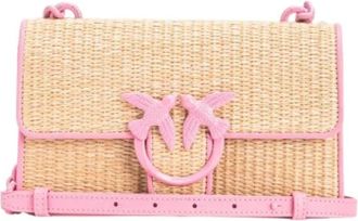 Pinko Pinko, Femme, Sacs, Rose, Taille: ONE Size Love One Mini Light Bag