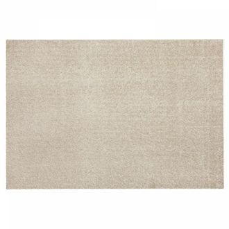 Oviala Oviala - Tapis uni &agrave; poils longs en polypropyl&egrave;ne 160 x 230 cm sable