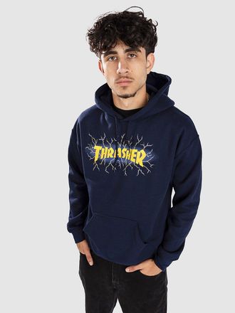Thrasher Lightning Sweat &agrave; capuche Sweat &agrave; capuche bleu