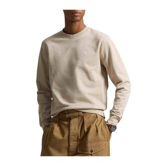 Polo Ralph Lauren Homme, Sweatshirts et sweats &agrave; capuche, Beige, Taille: L Lscnm1 Long Sleeve SweaT-shirt