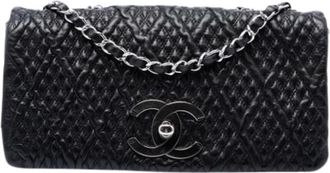 Chanel Sac bandouli&egrave;re &agrave; rabat Pre-owned - Femme - Pre-owned - Noir - Taille: ONE Size
