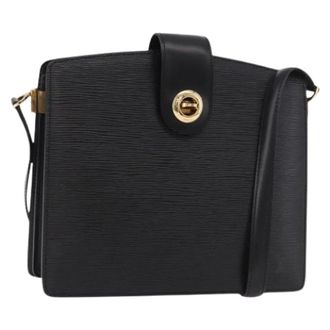 Louis Vuitton Sac bandouli&egrave;re en cuir Epi Pre-owned - Femme - Pre-owned - Noir - Taille: ONE Size