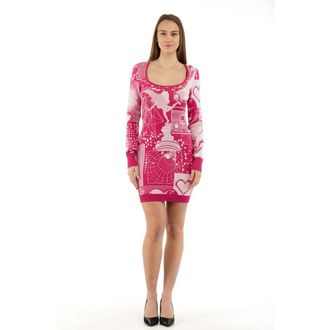 Moschino Multicolor Viskose Freizeitkleid