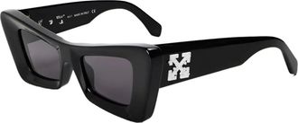 Off-white Sonnenbrille - Arrow Logo Sunglasses - Gr. unisize - in Schwarz - f&uuml;r Damen