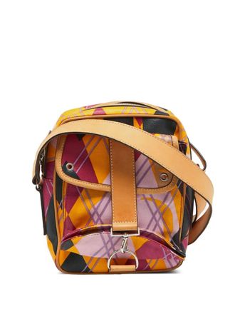 Dior sac port&eacute; &eacute;paule &agrave; imprim&eacute; graphique - Rose