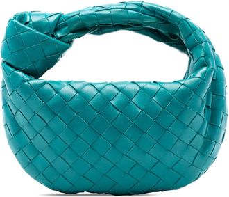Bottega Veneta Hobo Bags - Mini Nappa Intrecciato Jodie - Gr. unisize - in Blau - f&uuml;r Damen