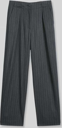 Marc O'Polo Regular Fit Hose aus Wolle mit Bundfalten